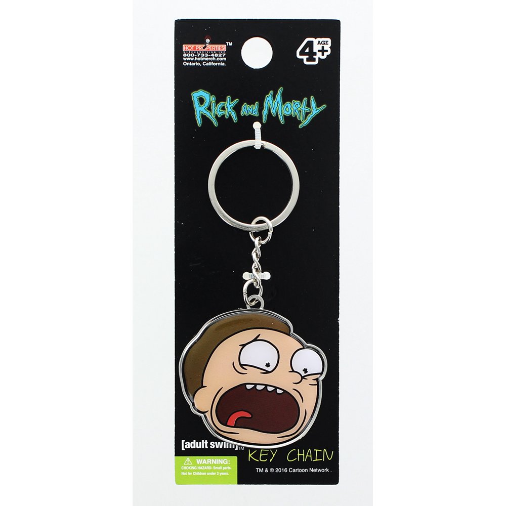 Rick and Morty - Rick and Morty Metal Keychain: Morty - Walmart.com ...