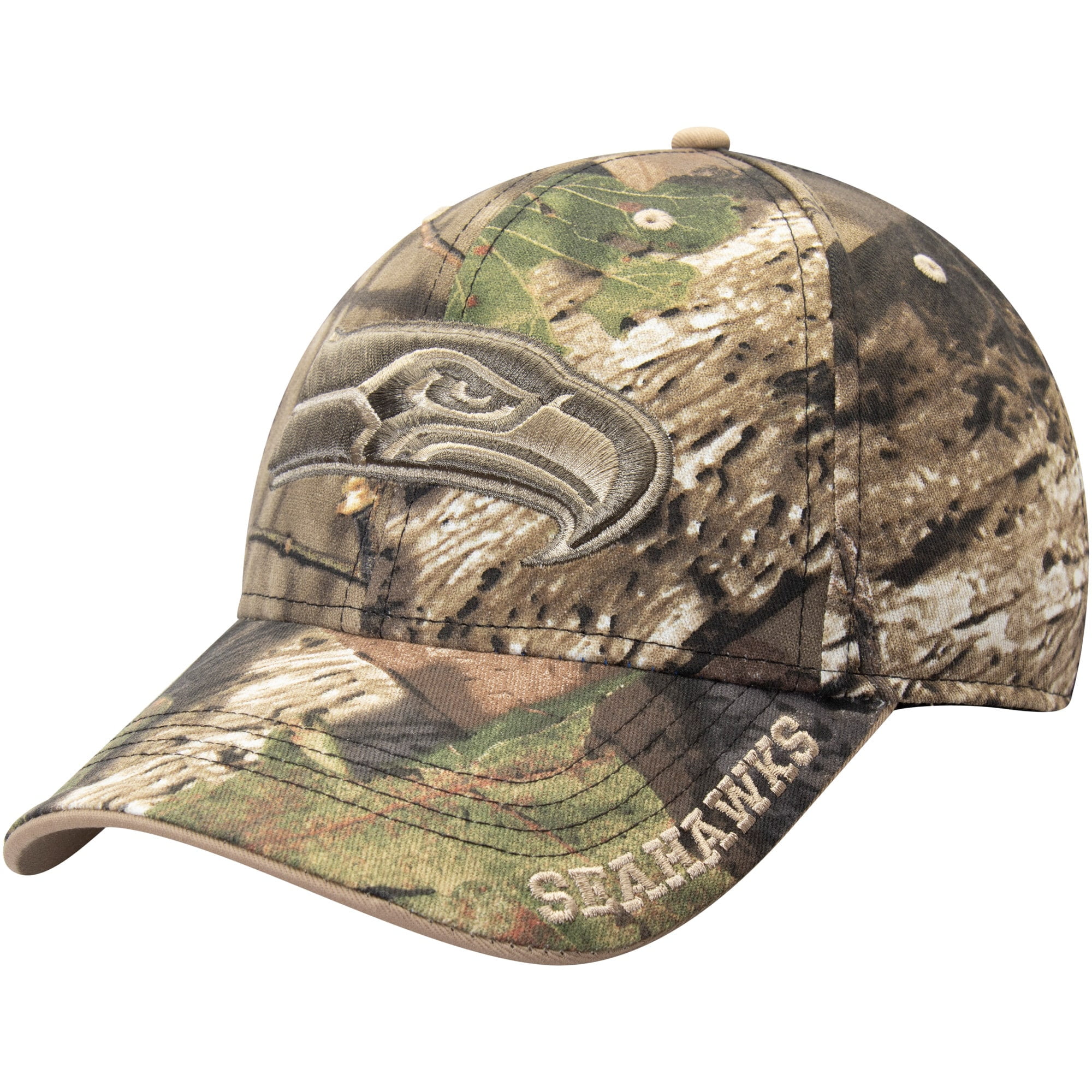 Men's Fan Favorite Camo Seattle Seahawks Team Adjustable Hat - OSFA ...