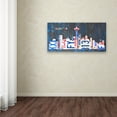 Trademark Global Seattle Skyline License Plate Canvas Art by Design ...