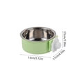 Stainless Steel Hanging Pet Bowl for Dog Crate Cats Dogs, No Spill Clip ...