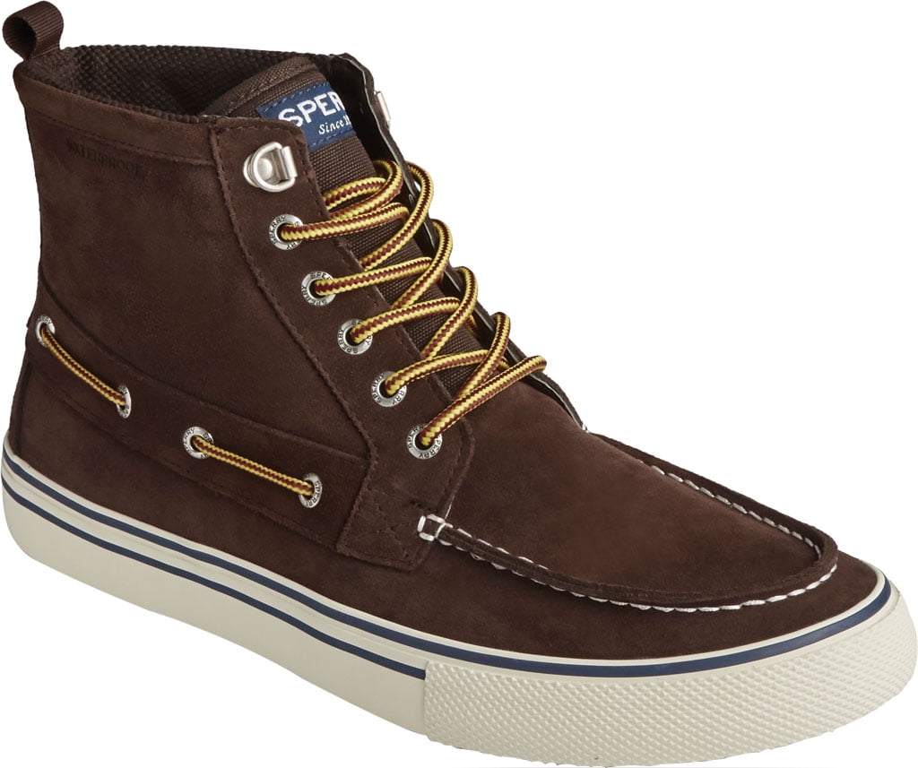 Men's Sperry Top-Sider Bahama Storm Waterproof High Top Brown/Khaki ...
