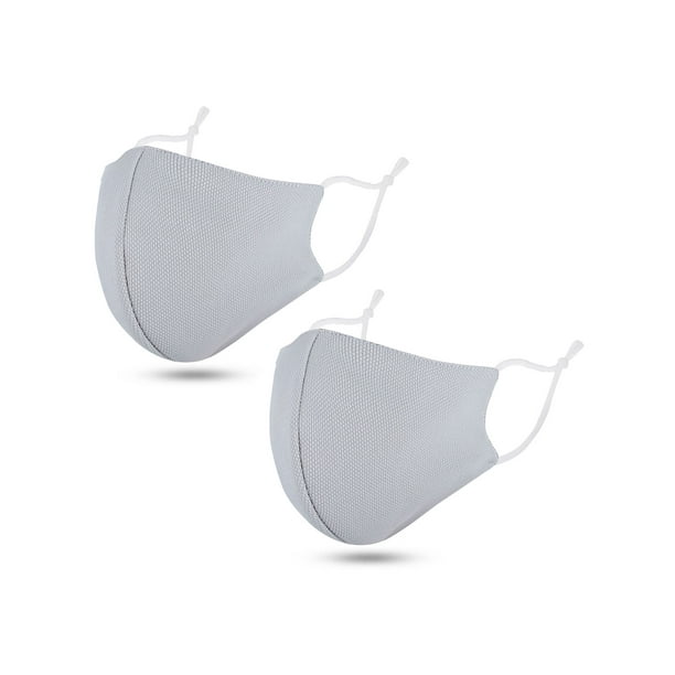 Simplicity Unisex Solid Washable Reusable Cloth Face Mask 2 Pack