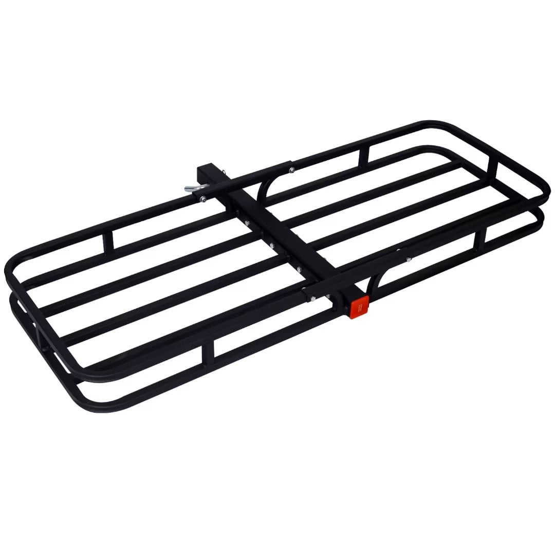 53" Hitch Mount Cargo Carrier, Rear Cargo Rack for SUV, Truck, Car ...