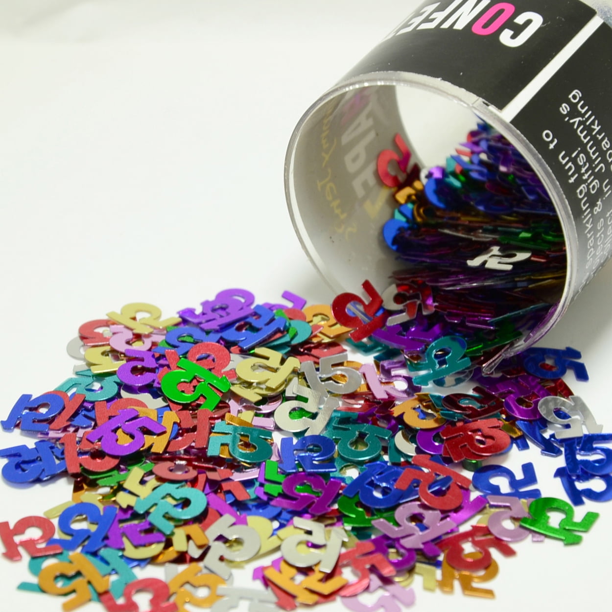 Confetti Number 15 MultiColors - Pouch (1/2 oz) - CCP7158 - Walmart.com