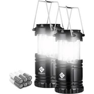 Consciot LED Camping Lantern, 1000LM, D Battery, 4 Modes, Dimmable, Water-Resistant, 2-Pack ...