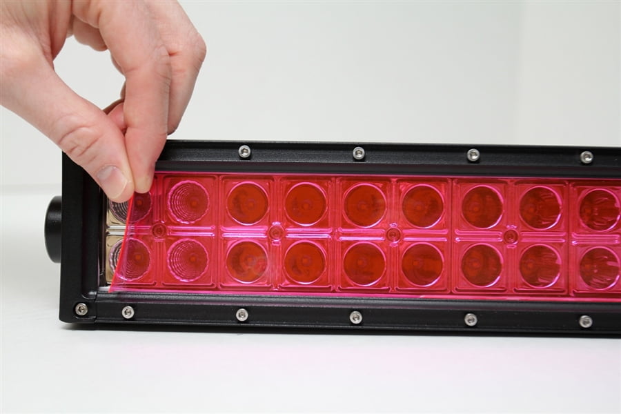 One 2" x 4" Pink Universal LED Lamp Film Cover - Walmart.com