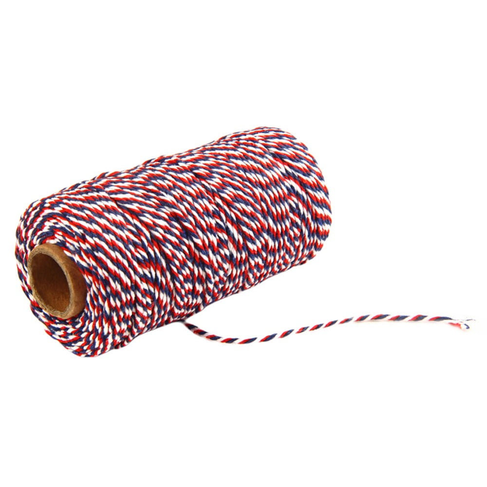 Overfox 1 Roll Christmas Twine Cotton String Rope Cord 328FT Crafts and ...