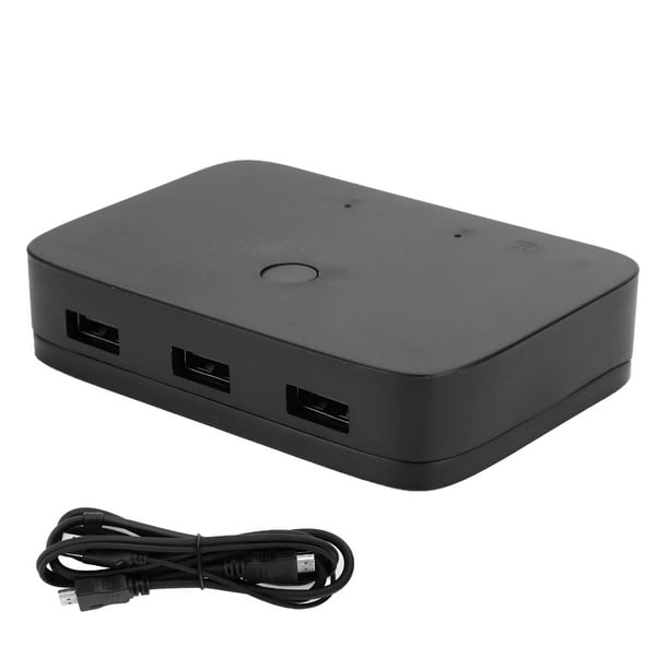 HDMI KVM Switch Box 4K USB Splitter ABS 2 Port PC Sharing Keyboard ...