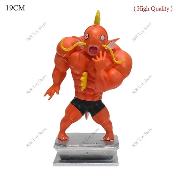 Figura de acción de Anime Pokemon Muscle Man Charmande Gengar Squirtle ...