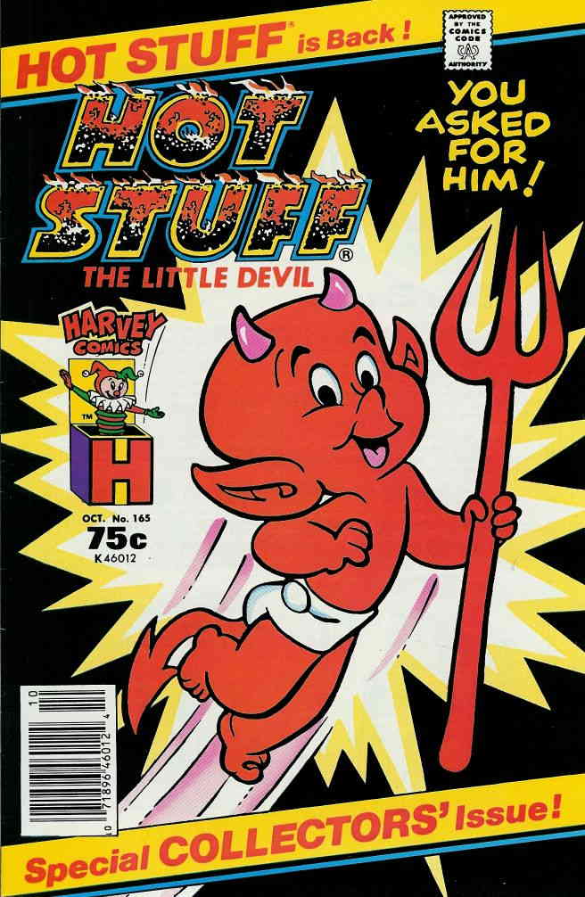 Hot Stuff, The Little Devil #165 (Newsstand) VF ; Harvey Comic Book ...