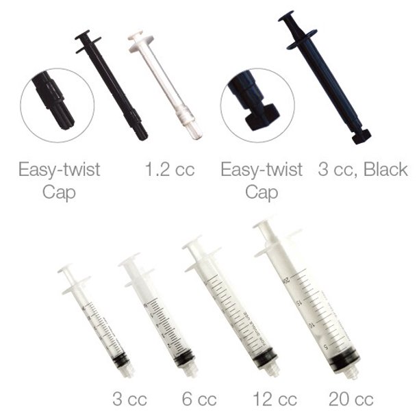 10 x 12cc non-sterile Luer-Lock Syringe, Irrigation,Root Canal ...