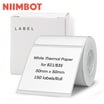 NIIMBOT Index Sticker Labels for B1/B21/B3S Label Printer, Thermal Labels 1.41"x 0.98"(36x25mm ...