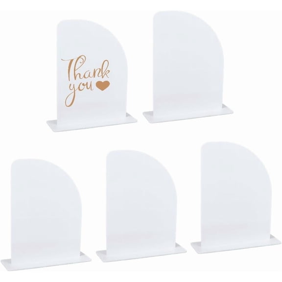 25 Pack Clear Acrylic Arch Signs, DIY Table Numbers for Weddings ...