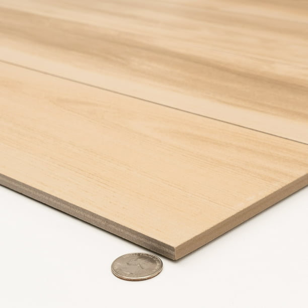 6" x 24" Stelvio Almond Porcelain Tile (1 Piece - 1 sqft.) - Walmart.com