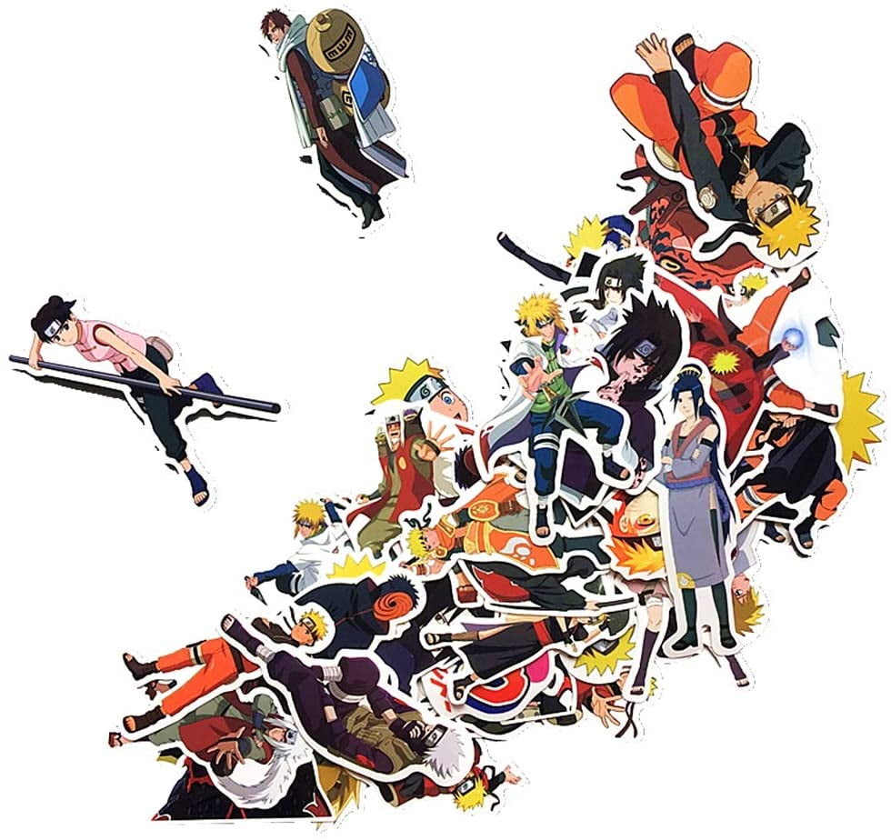 Buy Naruto Anime Sticker Pack Of 63 Stickers Anime Stickers For Laptops ...