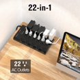 Superdanny, Power Strip Surge Protector, 22 Outlets, 6.5Ft Extension ...