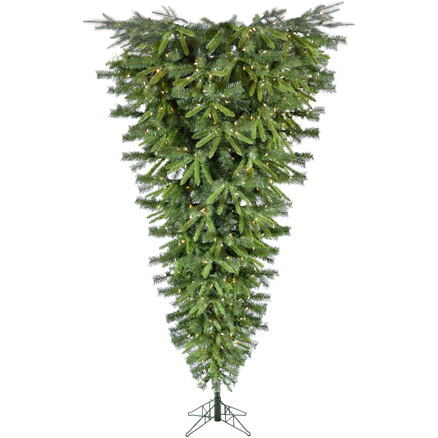 Fraser Hill Farm 7-Ft. Canyon Pine Upside Down Christmas Tree with ...