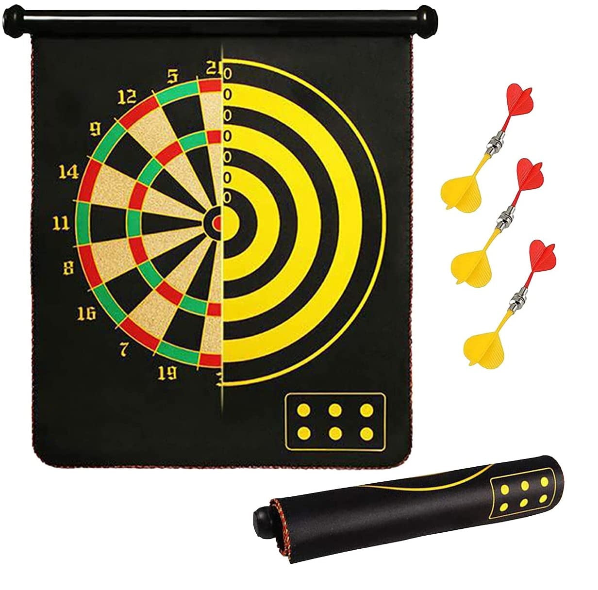 Tiro Al Blanco Doble Cara 40 X 50 6 Dardos Magnéticos TIRO AL BLANCO ...