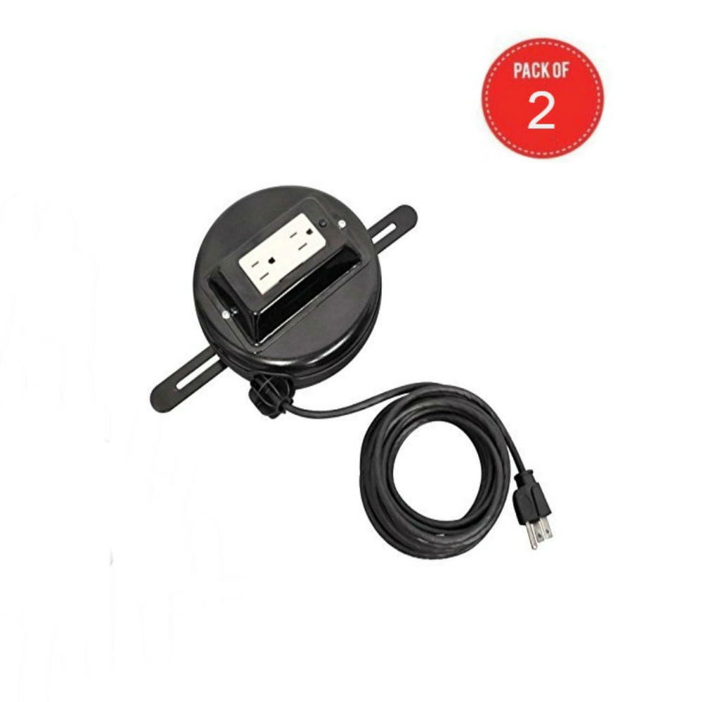 LUXOR RE20 Retractable Power Cord, 20" (pack of 2) - Walmart.com