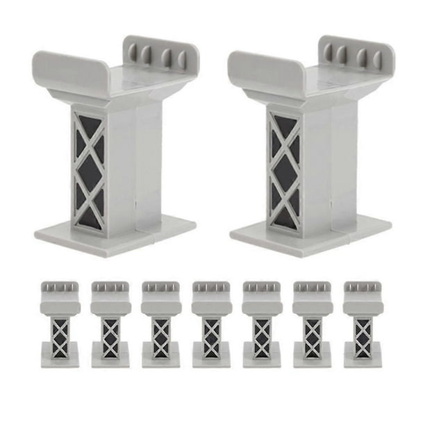 12pcs Train Bridge Pier: Track Railway Accessories Multi-Level Support ...
