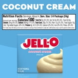 Jell-O Coconut Cream Instant Pudding, 3.4 oz Box, Dessert Recipes, Pack ...