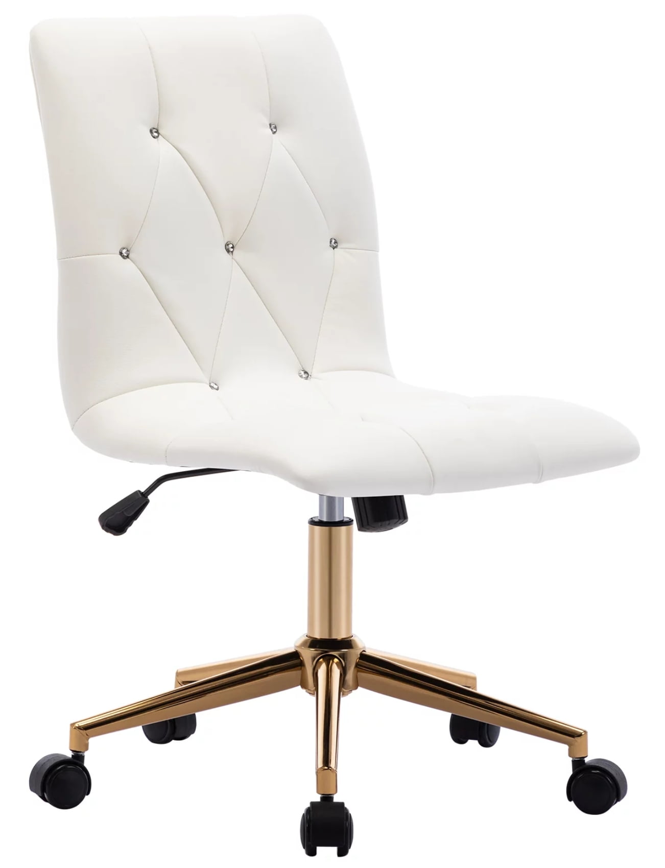 Duhome Office Chair Desk Chair Faux Leather Tufted Computer Chair ...