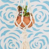Mini Macrame Terracotta Hanging Pot - Walmart.com