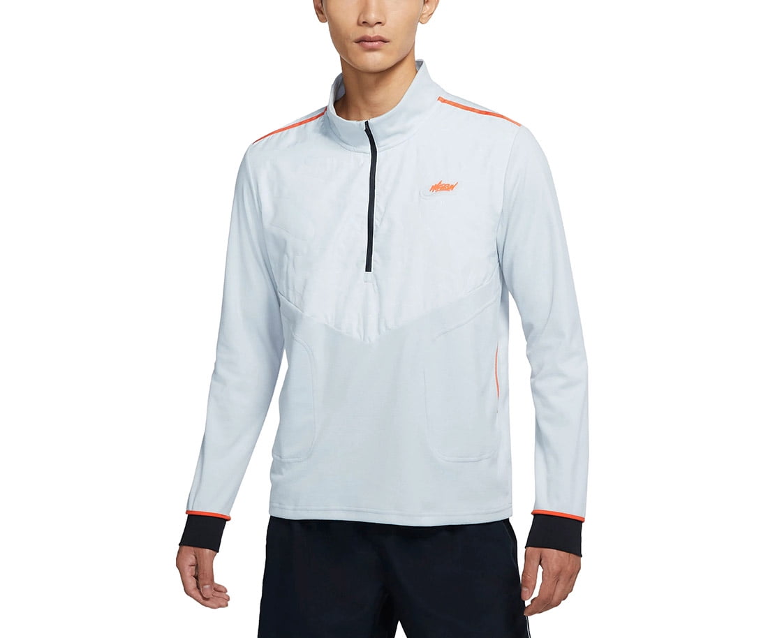 Nike Therma-FIT Wild Run Element Half Zip Pullover Mens Active ...