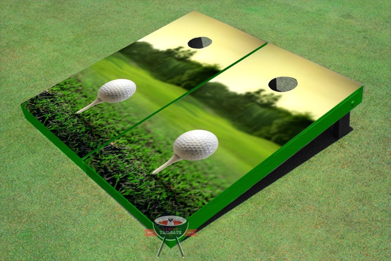 Golf Tee Sunset Theme Cornhole Boards - Walmart.com