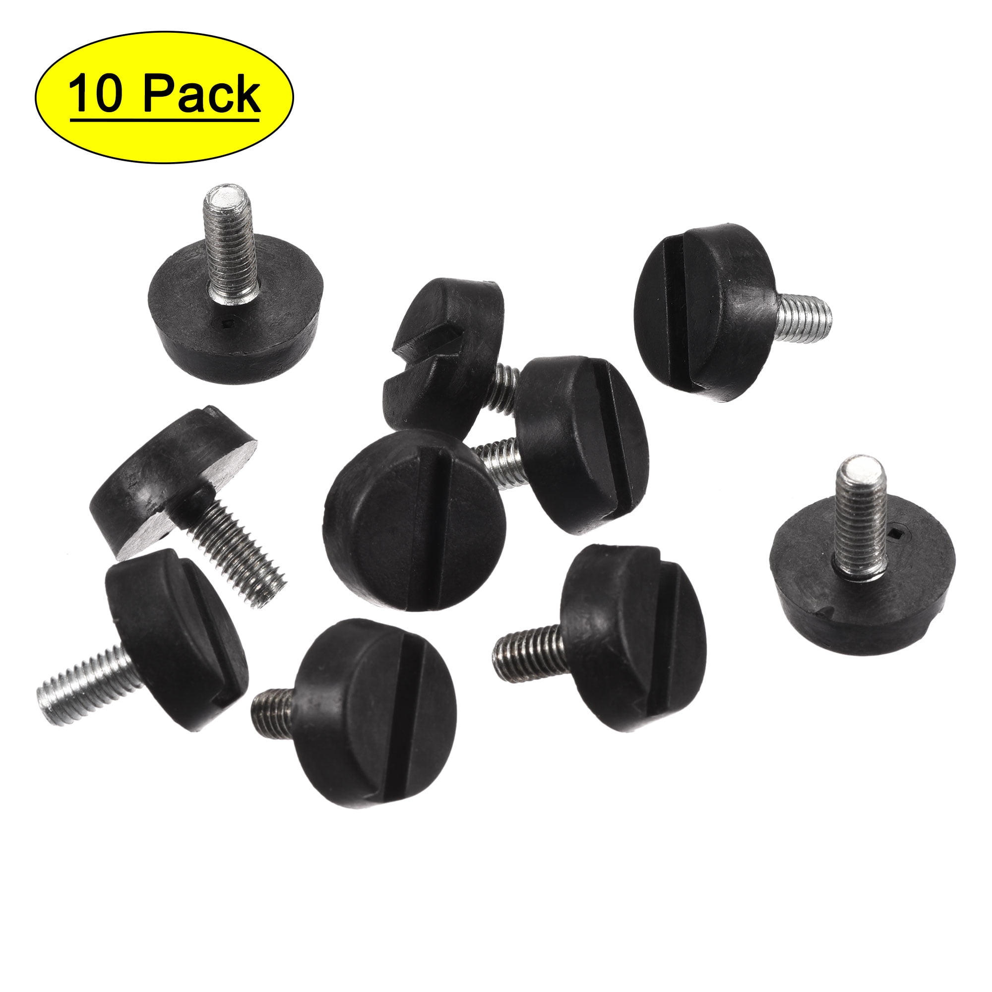 Uxcell M6 x 15mm Adjustable Screw Furniture Glide Leveling Foot 10 ...