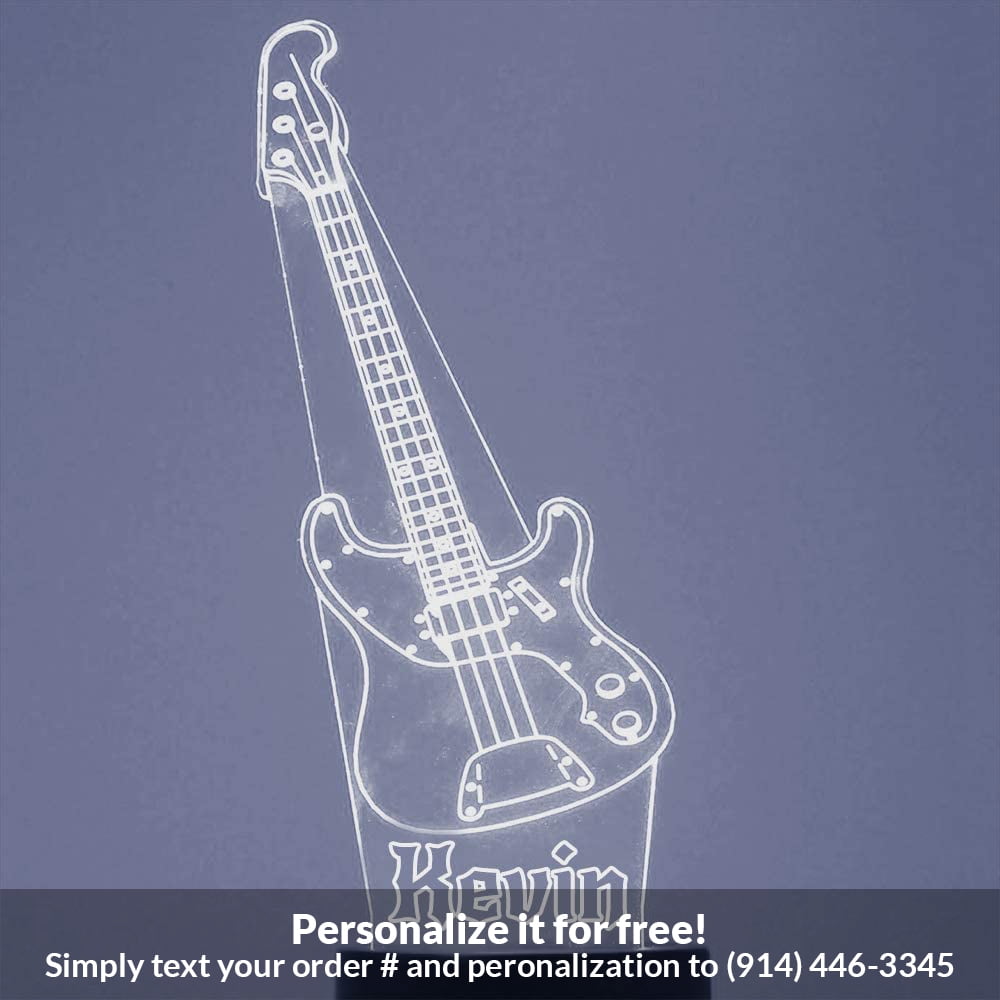 Mirror Magic Store Electric Guitar Color Changing Personalized LED ...