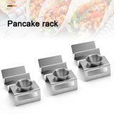 Hariumiu Food Tongs Stainless Steel Taco Holder Stand Heavy-duty Stable ...