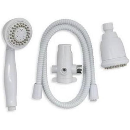 Plumb Pak 8313892 3.15 in. Hand Held Head Shower Kit, White | Walmart ...