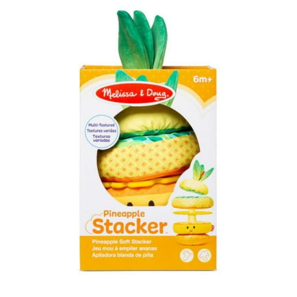 Melissa & Doug Multi-Sensory Pineapple Soft Stacker Infant Toy - Walmart.ca