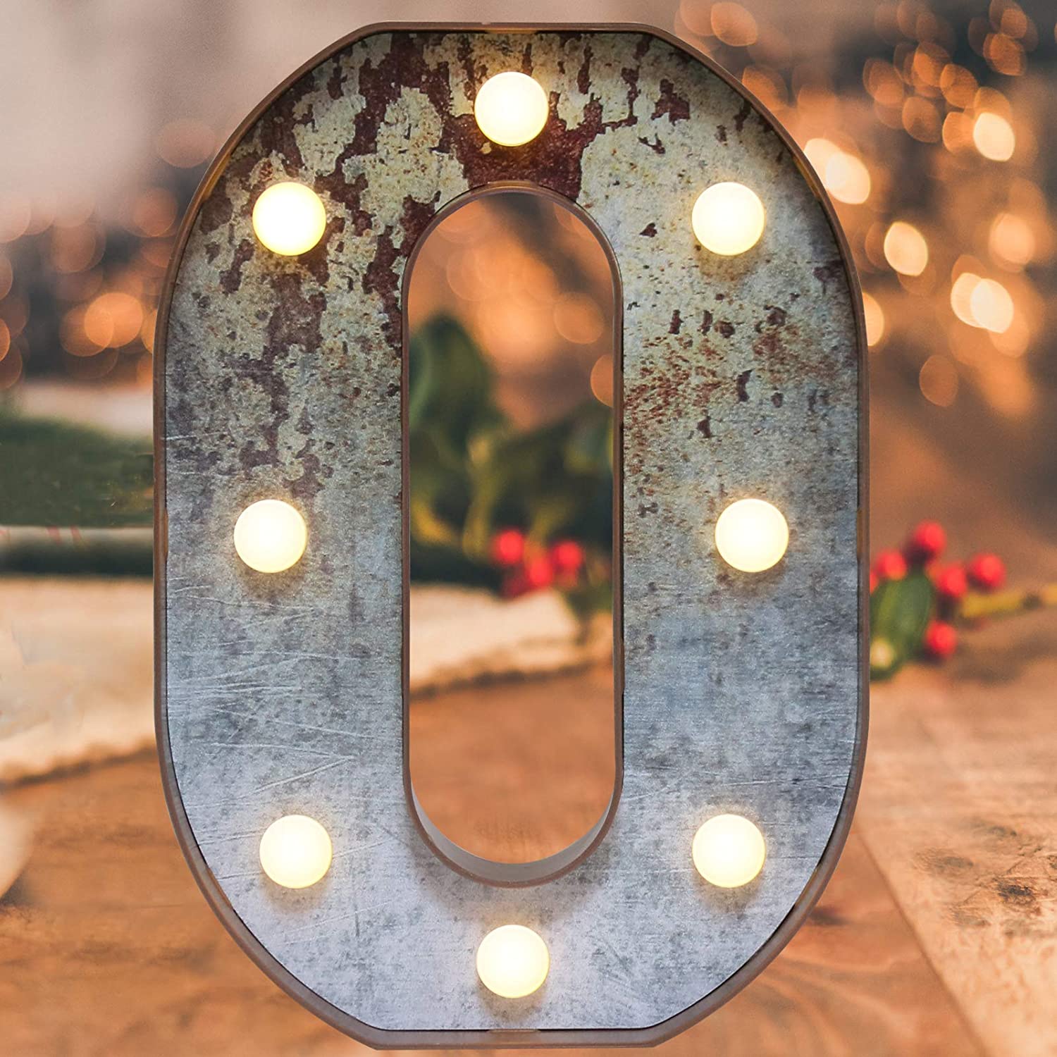 Elnsivo Vintage Led Letter Lights Light Up Alphabet Sign for Cafe Party ...