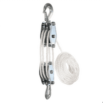 Rope Retract Pulley, Safety Rope Manual Pulley Exterior Wall Corner ...