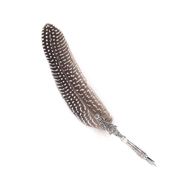 Feather Pen,Vintage European Feather Fountain Quill Dip Pen Feather ...