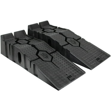 Eastwood Detachable Removable Poly Black Car Ramp Set with 3.6 Tons ...