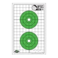 25 EZ2C Red dot optics - Two 6" Bullseyes paper target 11"x17" USA Made ...