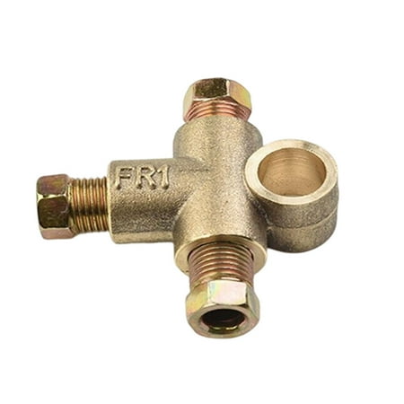 ZheElen Easy Maintenance With Durable 3 Way Tee Brake Line Connector 3 ...