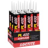 Loctite PL 400 Subfloor and Deck Adhesive, 28 Ounce Cartridge 1602142 ...
