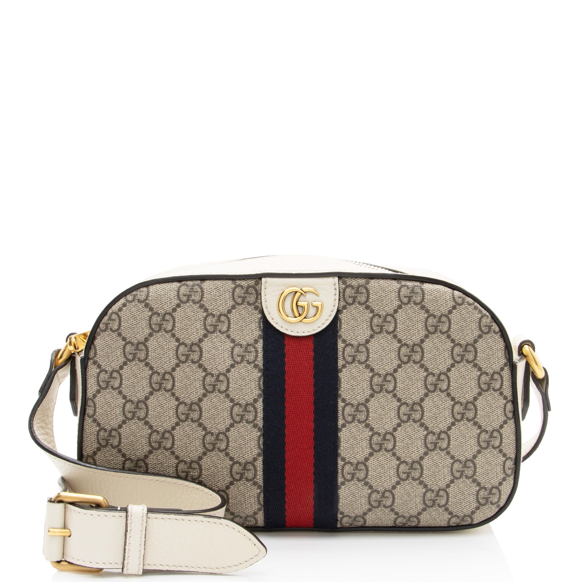 Pre-Owned Gucci GG Supreme Ophidia Small Camera Bag - Walmart.com