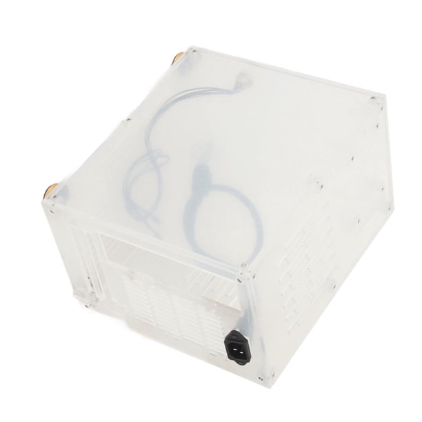 Mini ITX PC Gaming Gaming, 360 Grados ABRE 100-240V DIY DIY ACRYLIC ...