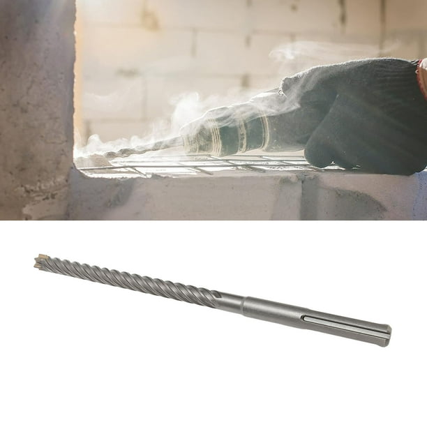 Impact Drill Bit, 6 Flute Robust Self Centering 8.3in Thread Depth ...