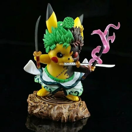 Pikachu Cosplay One Piece Roronoa Zoro Figure Model Toy | Walmart Canada