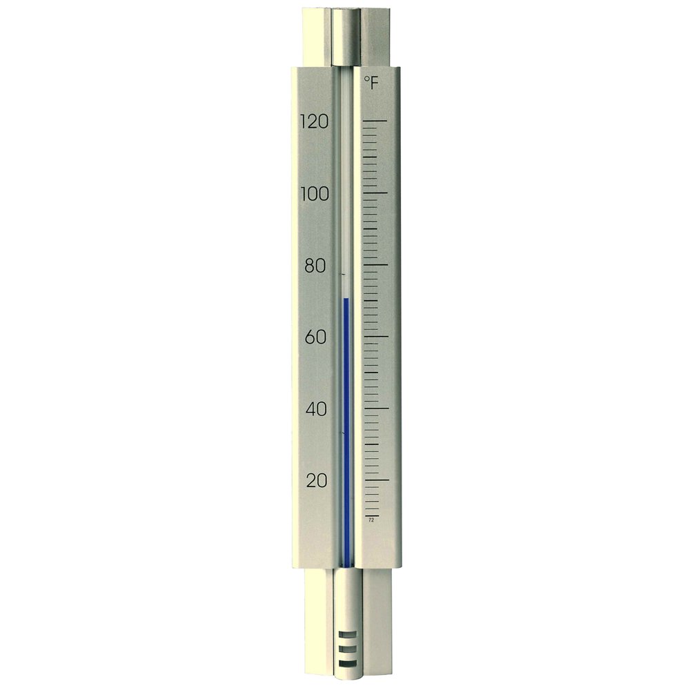 Wall Thermometer Aluminum Silver - Walmart.com - Walmart.com