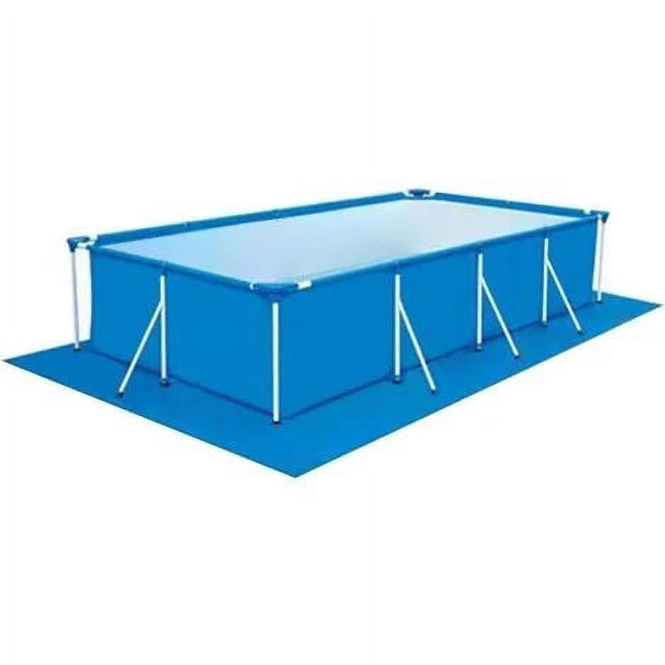 Cubierta rectangular para piscina, estructura de acero reforzado, fácil ...