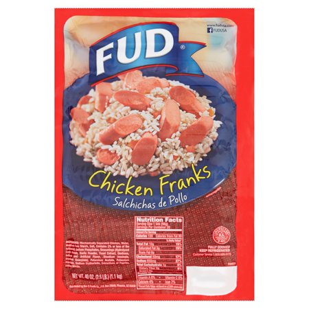 Fud Chicken Franks, 40 oz - Walmart.com