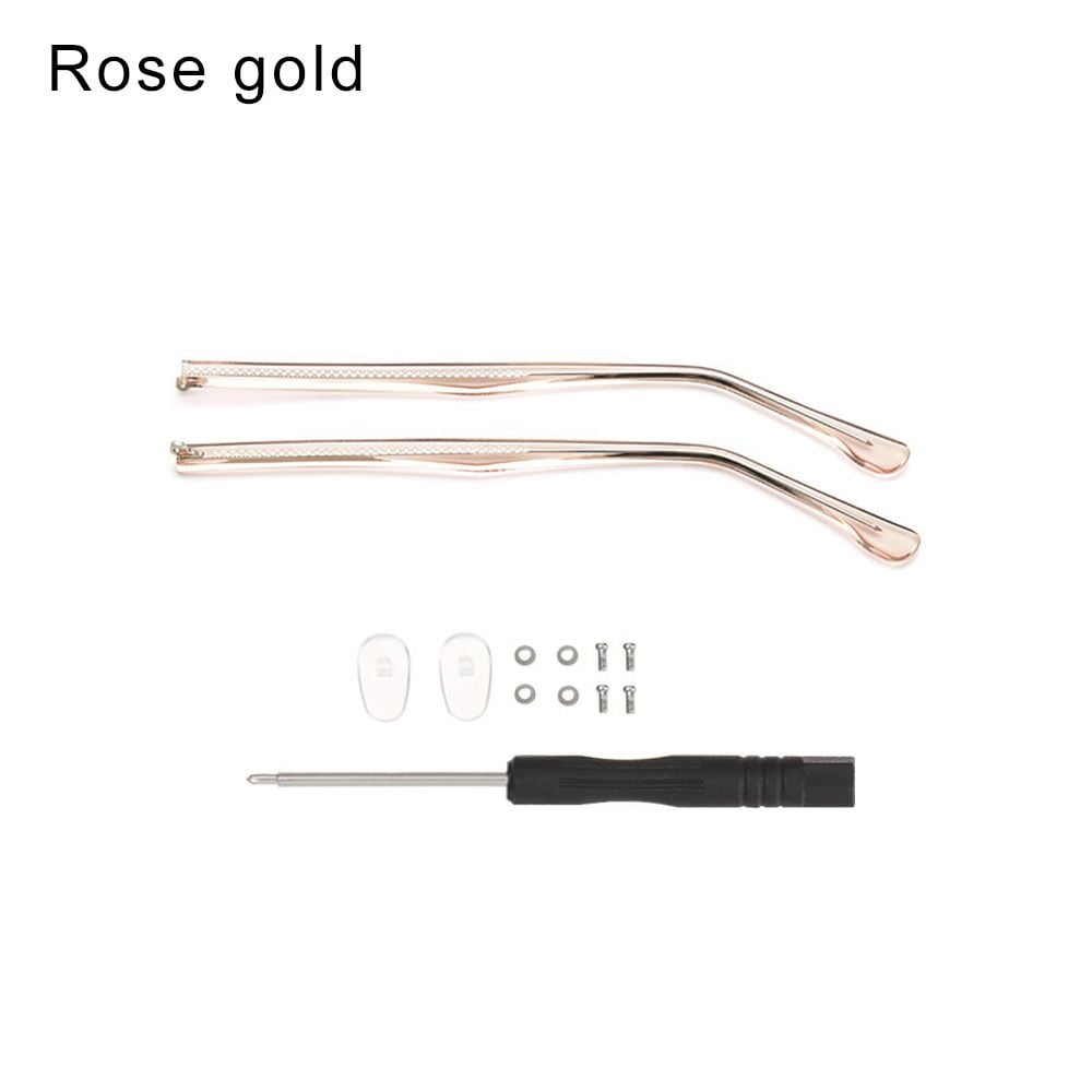 1 Pair Metal Eyeglasses Anti-Slip Universal Glasses Arm Spectacle Frame ...