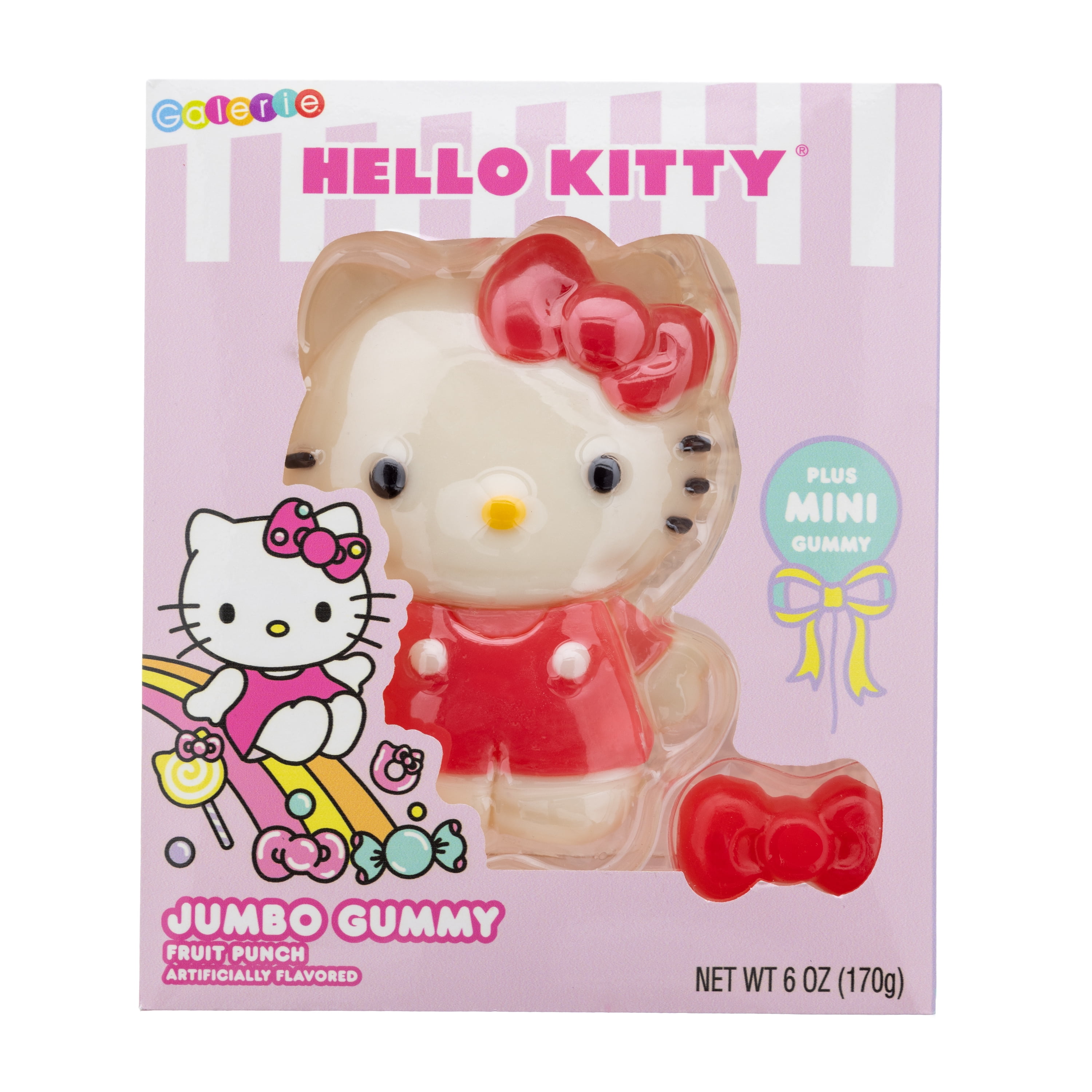 Galerie Hello Kitty Decorated Jumbo Gummy Plus Mini Gummy, 6 oz ...